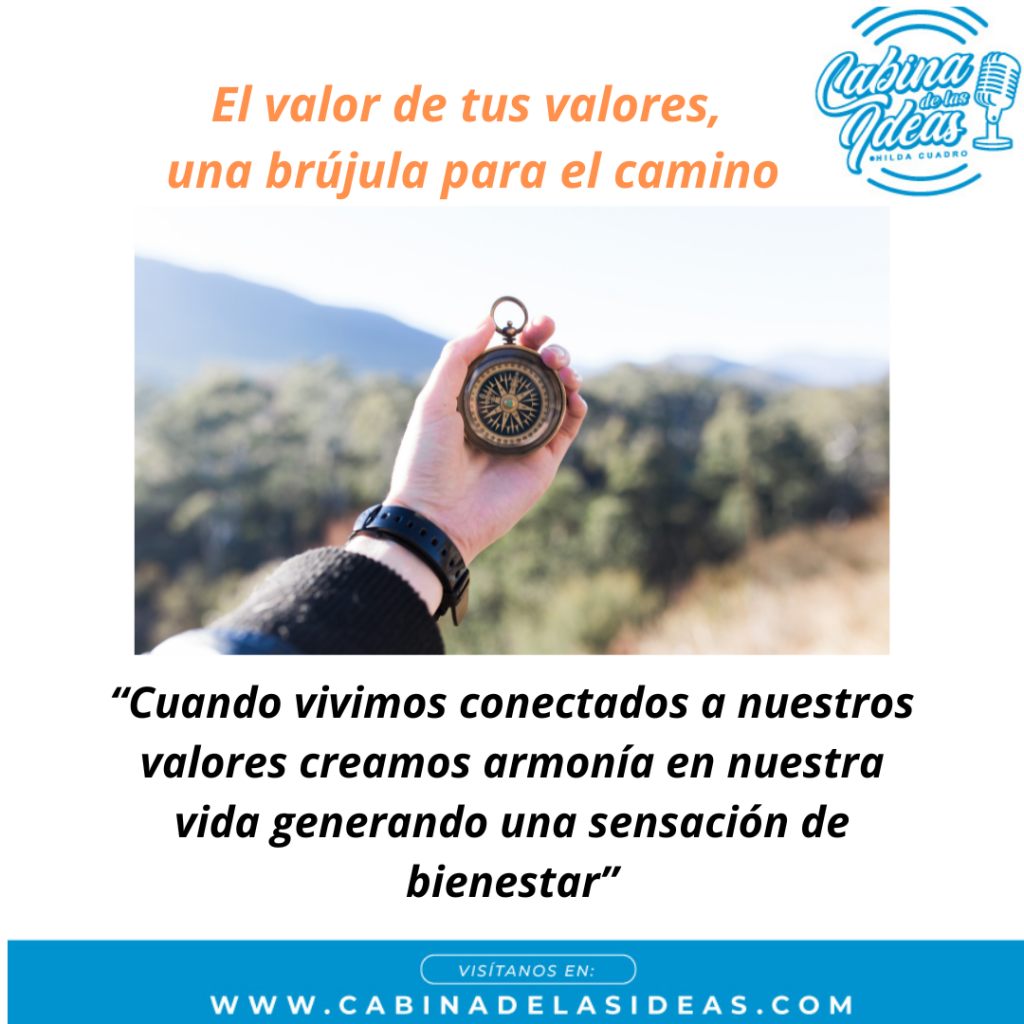 El valor de tus valores, una brújula para el camino - Cabina de las Ideas